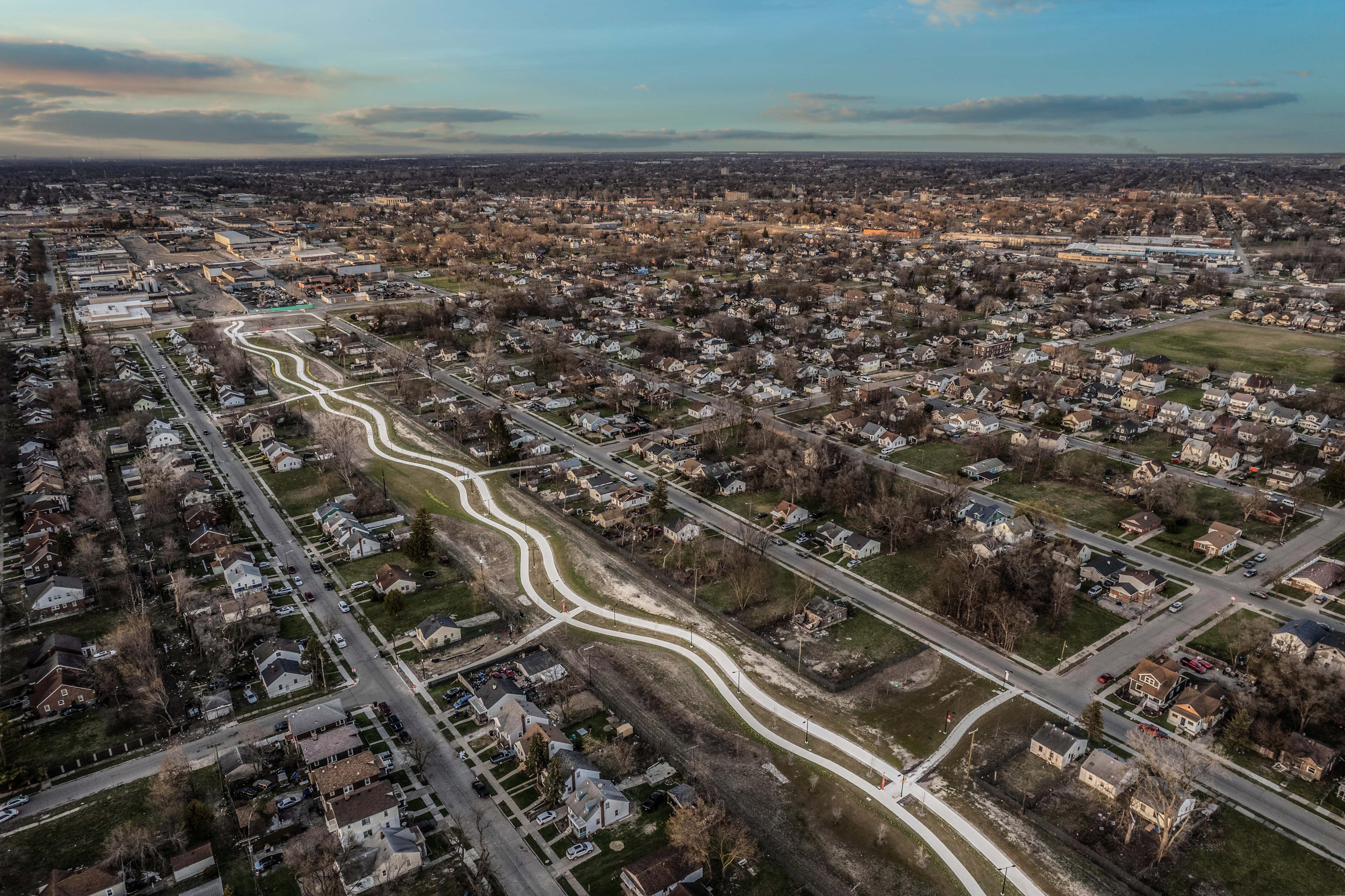 Joy and Alpine Trailhead: Joe Louis Greenway - Detroit Architecture ...